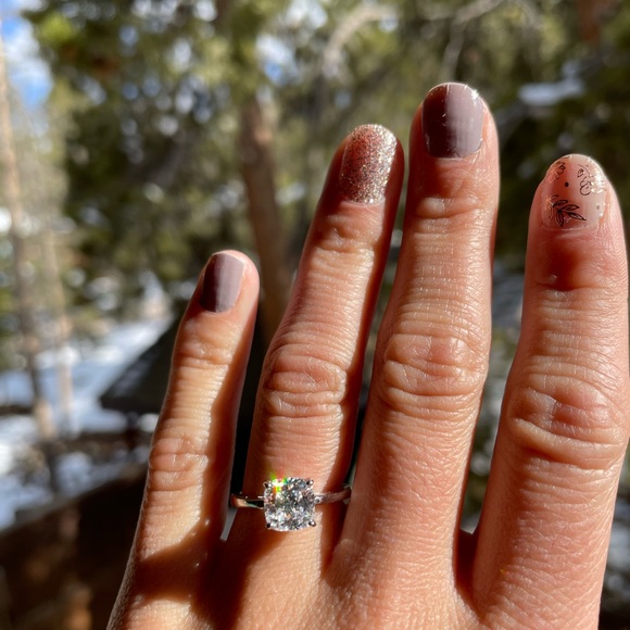 Modgents | Jewelry | Modgents The Layla Cushion Cut Engagement Ring ...